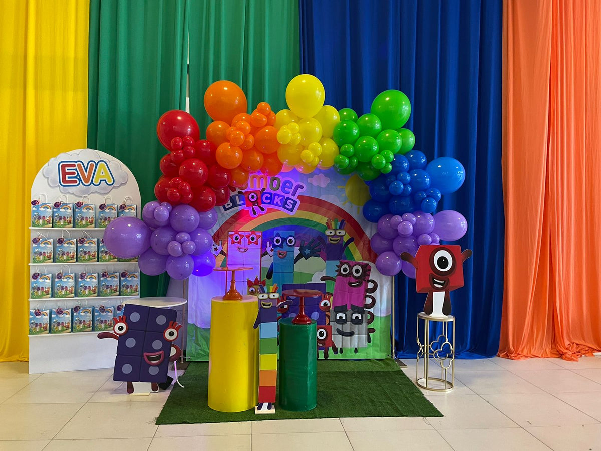 Backdrop Numberblocks – GiftBox Tijuana Eventos