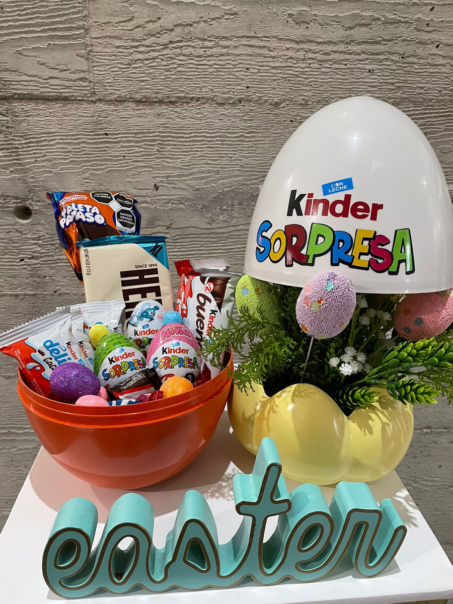 Mega Huevo Kinder- Paleta Payaso – GiftBox Tijuana Eventos